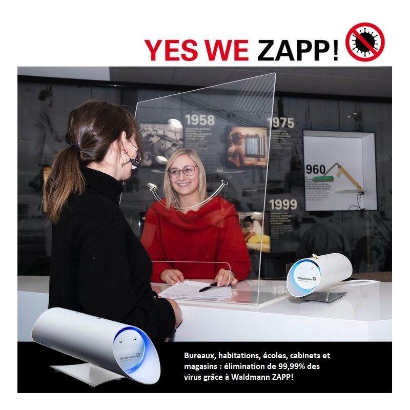 Waldmann ZAPP!80 - 70 Watt - Désinfecteur d'air UV-C - 114427000-00809055