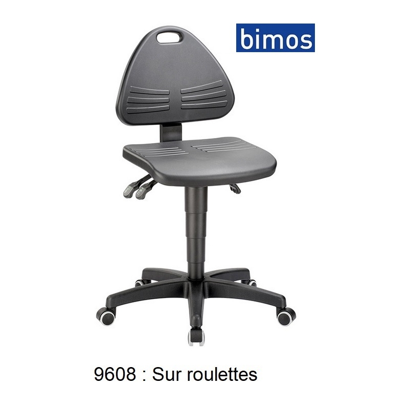 Bimos - Chaise en mousse polyuréthane sur patins ou roulettes - 9603
